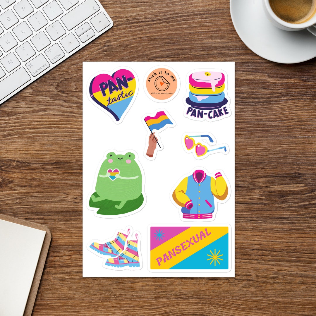 Pansexual Pan Queer Gay Pride LGBTQIAP LGBT Sticker Sheet - Etsy