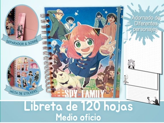 Spy X Family Anya Forger Notebook Anime Notebook Anime - Etsy