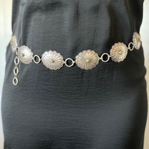 Authentic, Sterling Silver Belt With Genuine Turquoise Details - Etsy