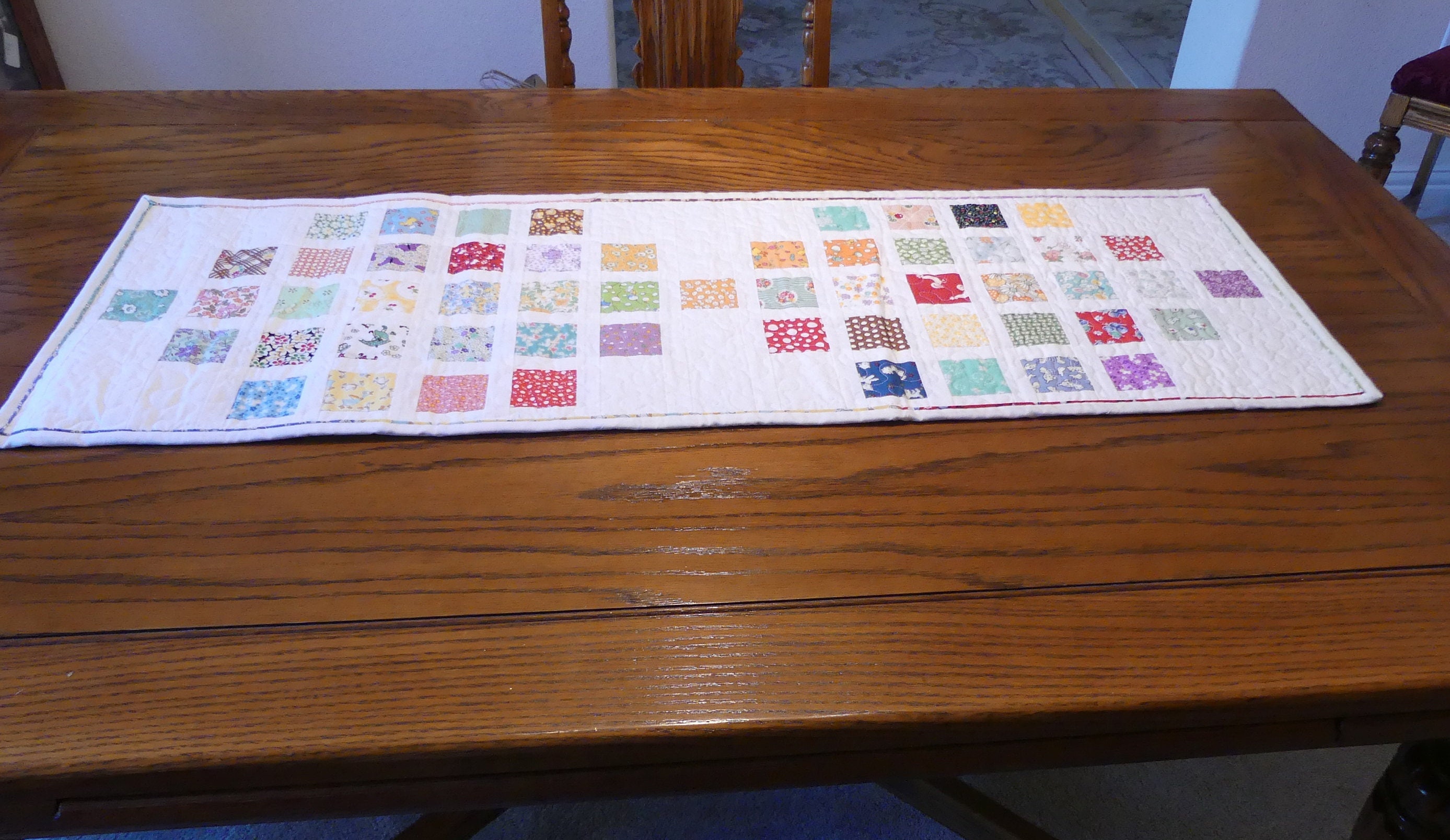 1930's Style Quilted Tablerunner - Etsy