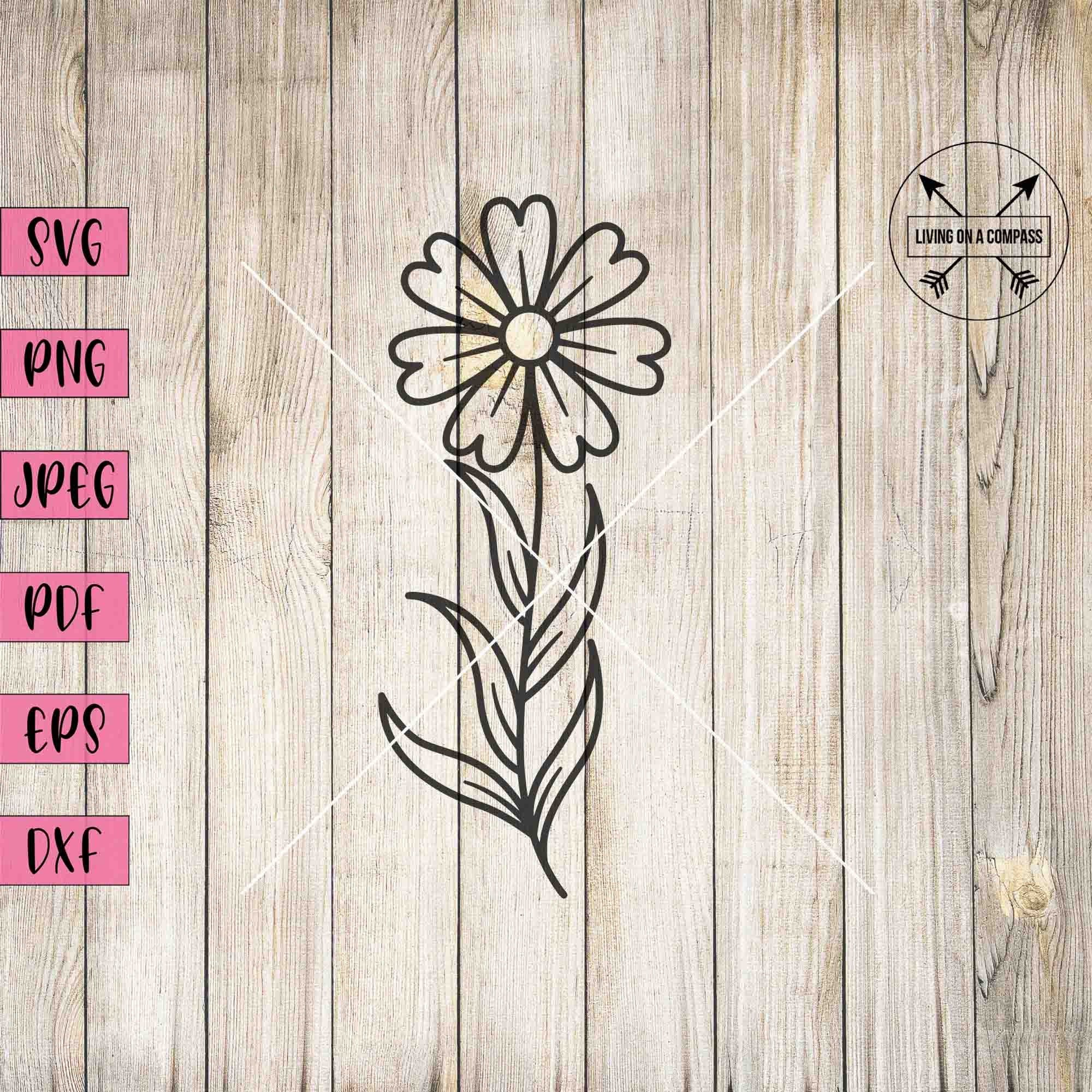 Daisy Svg, Daisy Png, Daisy Clipart, Daisy Clip Art, Daisy Print, Daisy ...