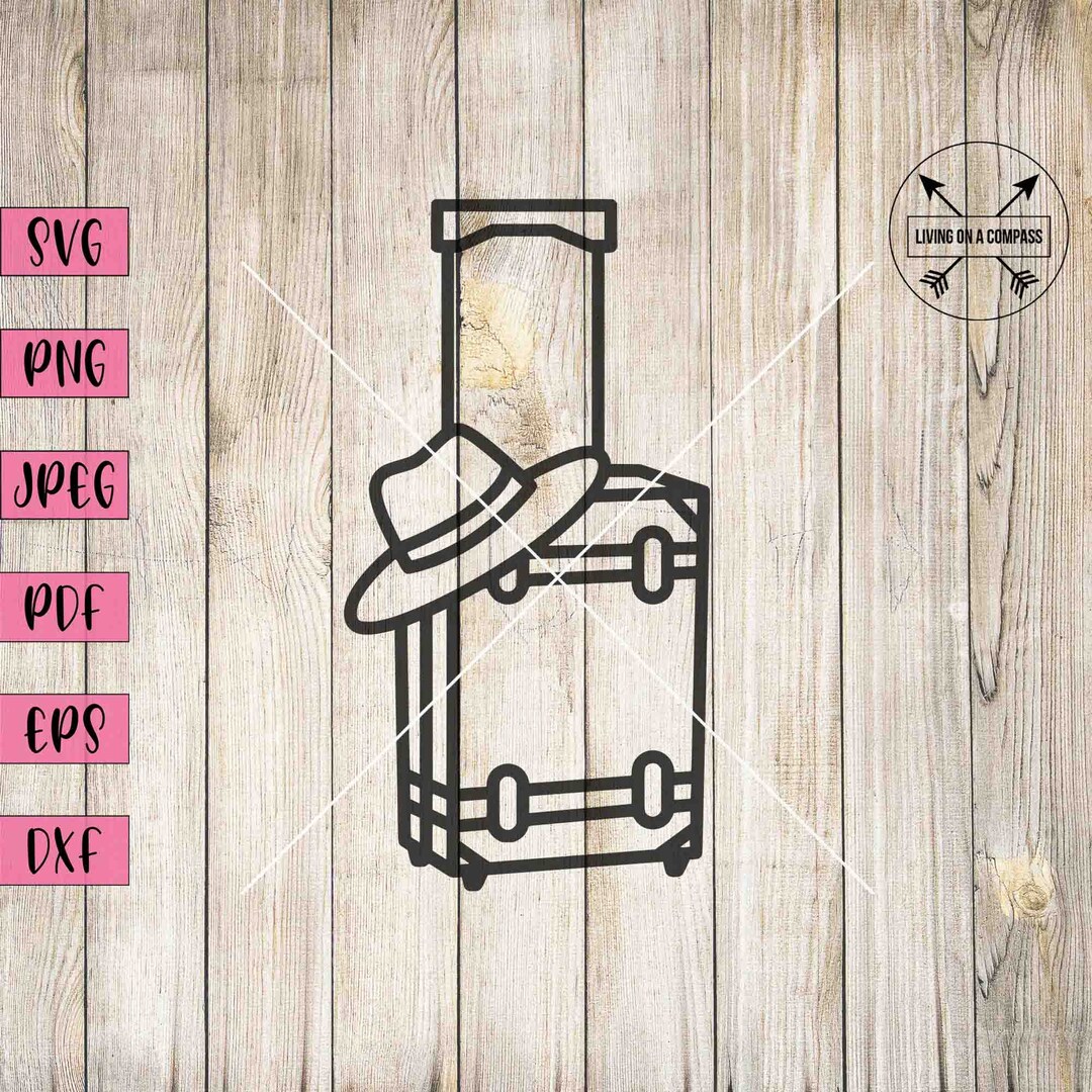 Luggage Svg, Luggage Clipart, Luggage Png, Luggage Cut File, Luggage ...