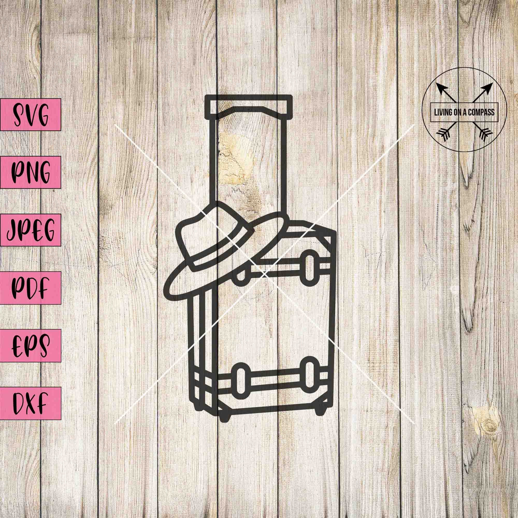 Luggage Svg, Luggage Clipart, Luggage Png, Luggage Cut File, Luggage ...