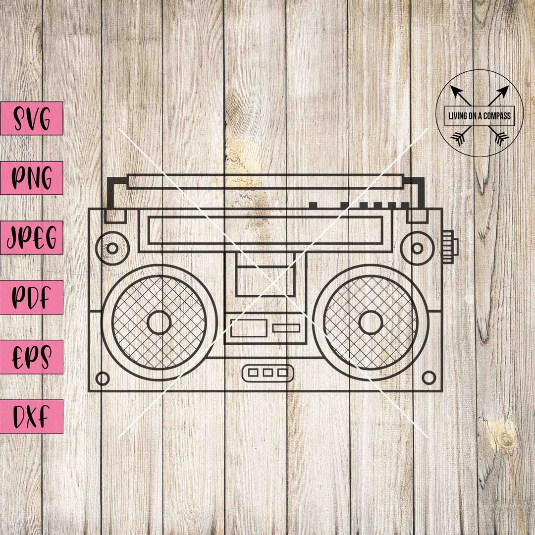 Radio Svg, Retro Radio, Old Radio, Vintage Radio, Music Svg, Music ...