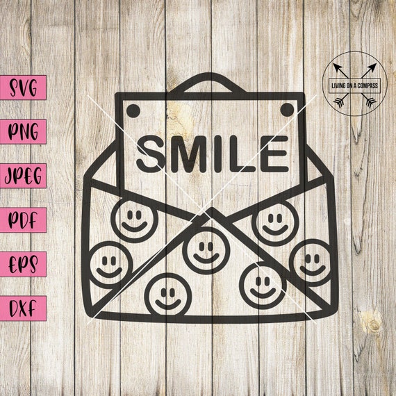 Envelope Svg Letter Svg Smile Svg Emoji Svg Emoji Clipart - Etsy