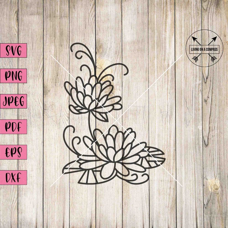 Flower Corner Svg Floral Corner Svg Flower Border Svg - Etsy