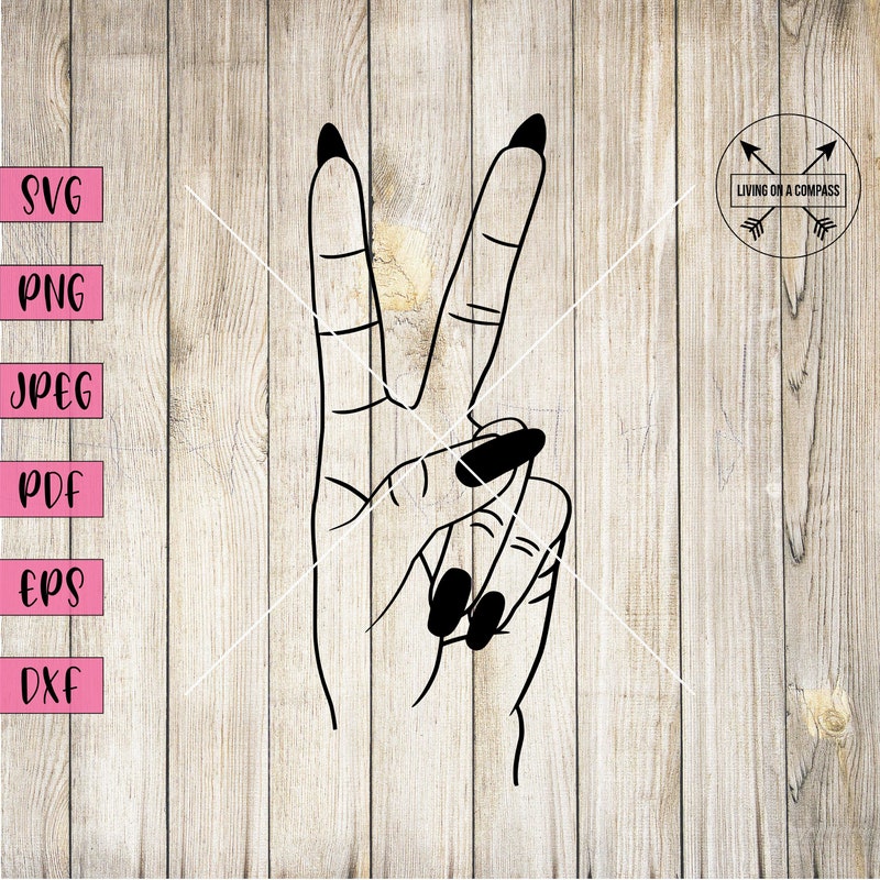 Hippie Long Nails - Etsy