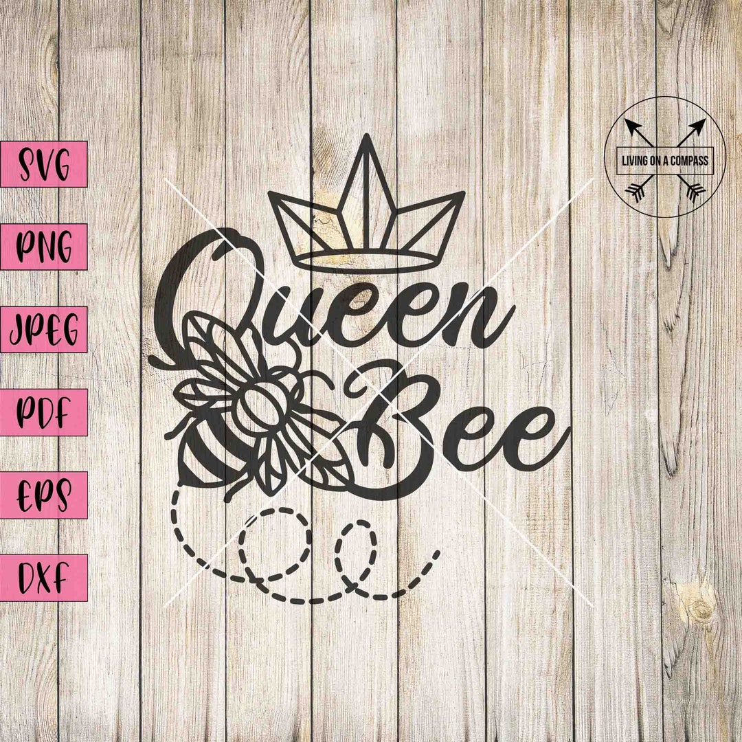 Queen Bee Svg, Bumble Bee Png, Insect Svg, Honey Bee Svg, Bumble Bee ...