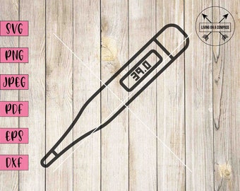 Thermometer SVG Bundle Thermometer SVG Thermometer Clipart - Etsy