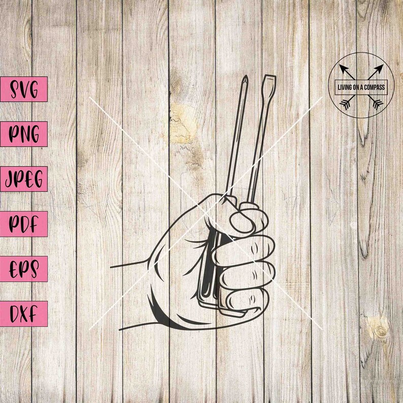 Tools Svg, Screwdriver Svg, Screwdriver Clipart, Custom Workshop Signs ...