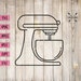 Mixer Svg, Kitchen Aid Mixer Decals, Kitchenaid Mixer Decals ...