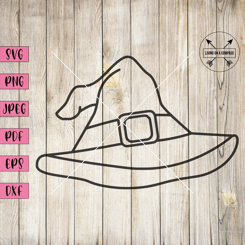 Witches Hat Svg Witch Clipart Halloween Svg Trick or Treat - Etsy