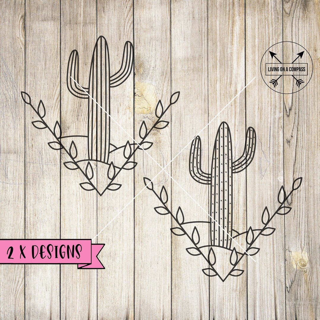 Cactus Svg, Cactus Clipart, Succulent Svg, Cactus Vector, Cactus Plant ...