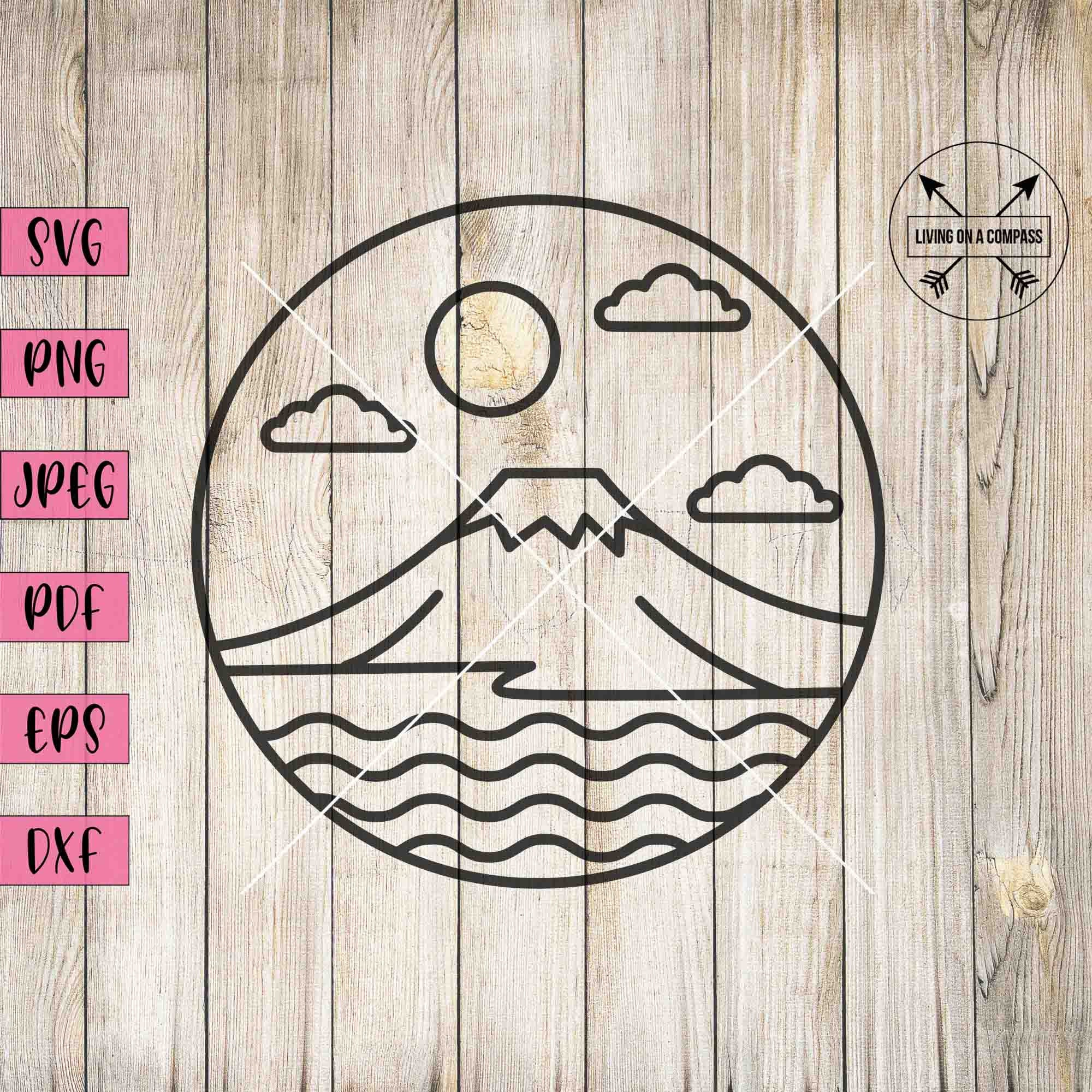 Volcano Svg, Volcano Png, Volcano Clipart, Volcano Cut File, Science ...