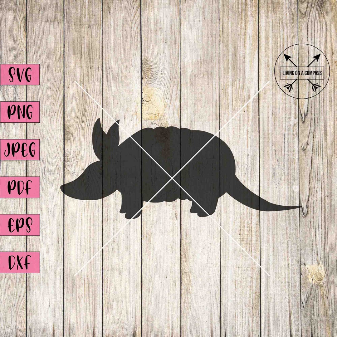 Armadillo Svg, Armadillo Sticker, Animal Svg, Animal Clipart, Animal ...