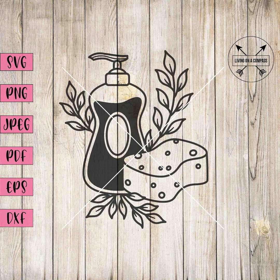 Dish Washing Svg, Dish Washing Soap, Sponge Svg, Sponge Clipart ...