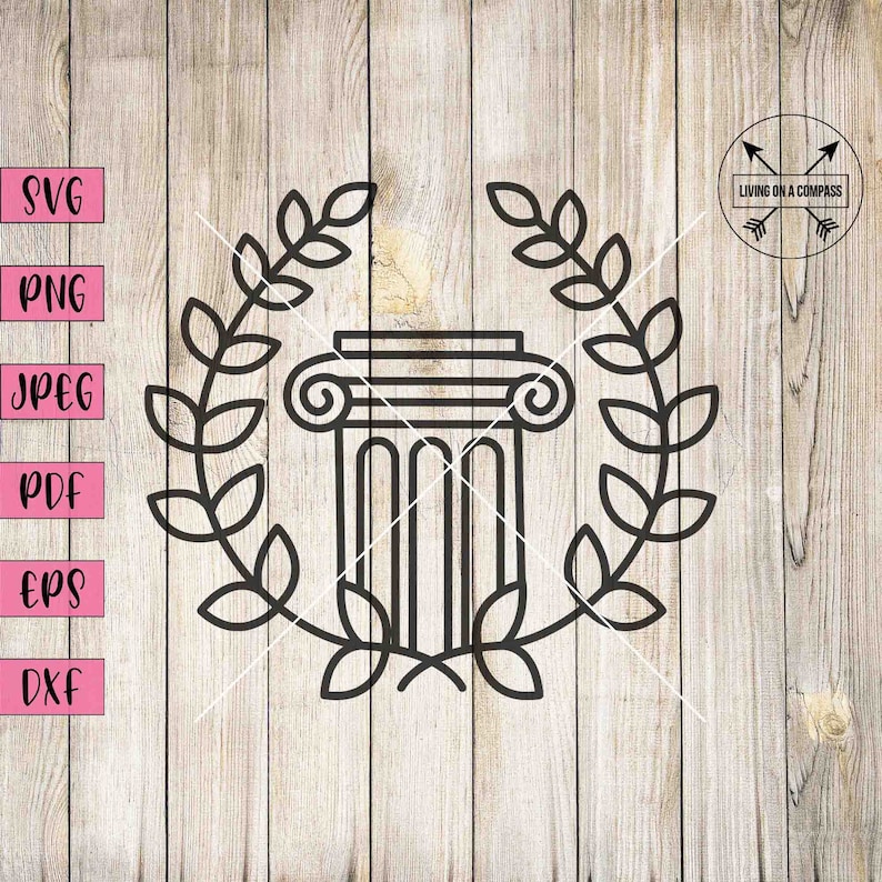 Rome Svg Doric Column Roman Empire History Svg Greek - Etsy