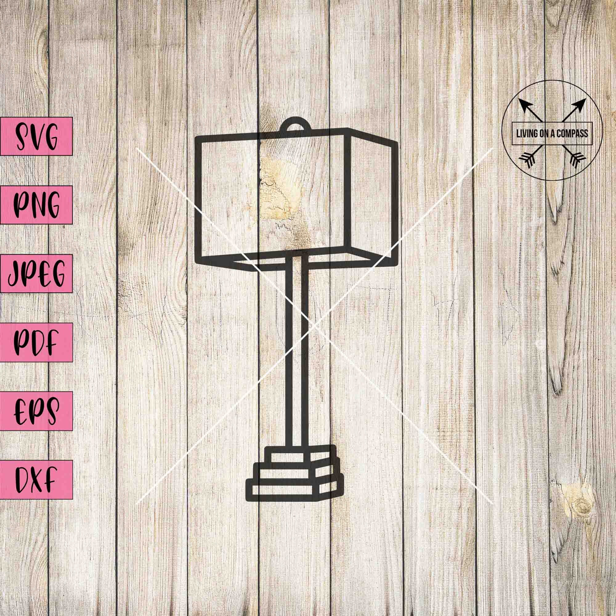 Lamp Svg, Lamp Png, Lamp Clipart, Lamp Vector, Lamp Dxf, Lamp Decal ...