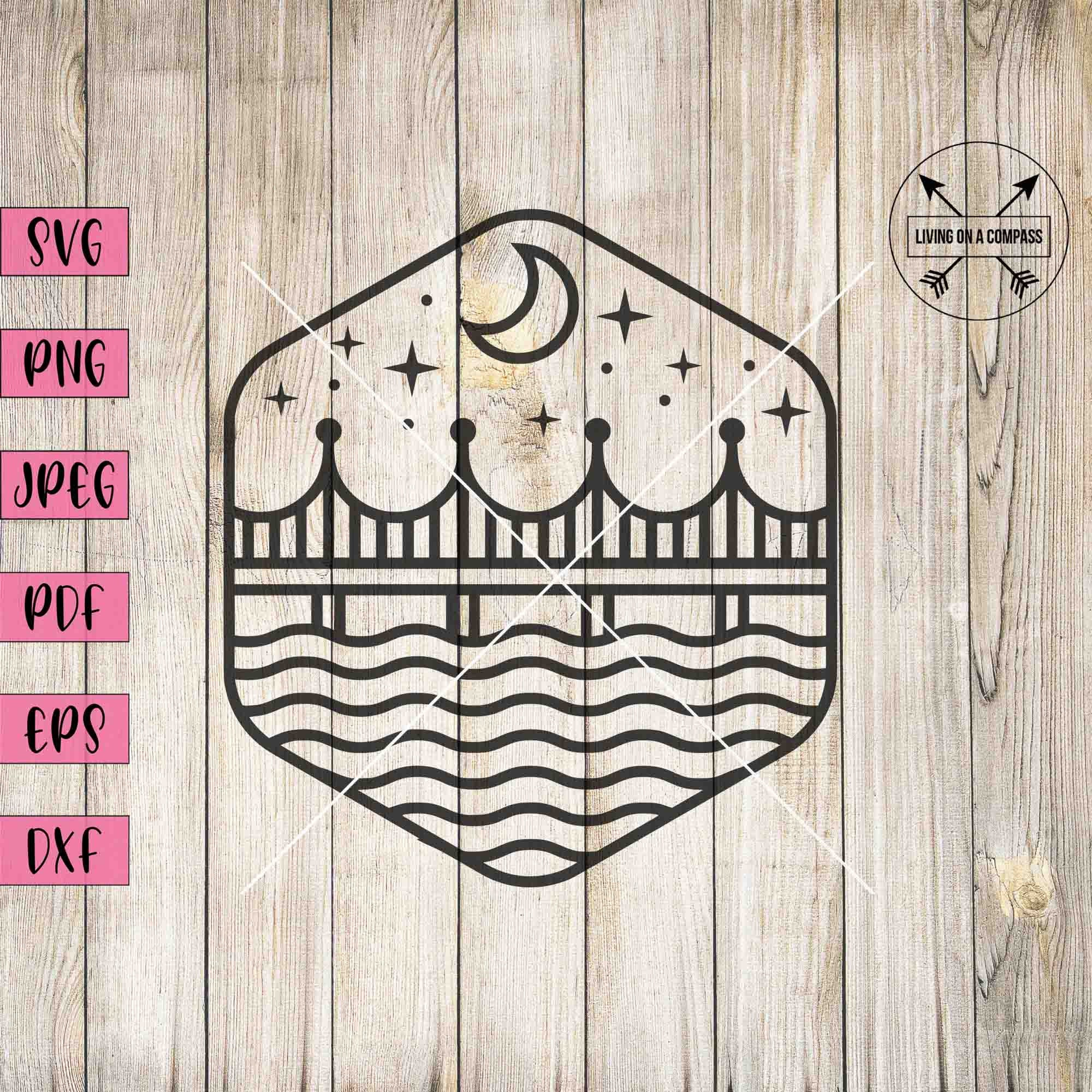 Bridge Svg, Bridge Print, Bridge Cut File, Bridge Png, Bridge ...