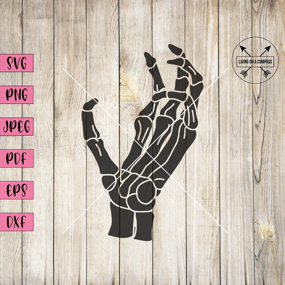 Skeleton Hand Svg, Skeleton Svg, Halloween Svg, Halloween Decor, Svg ...