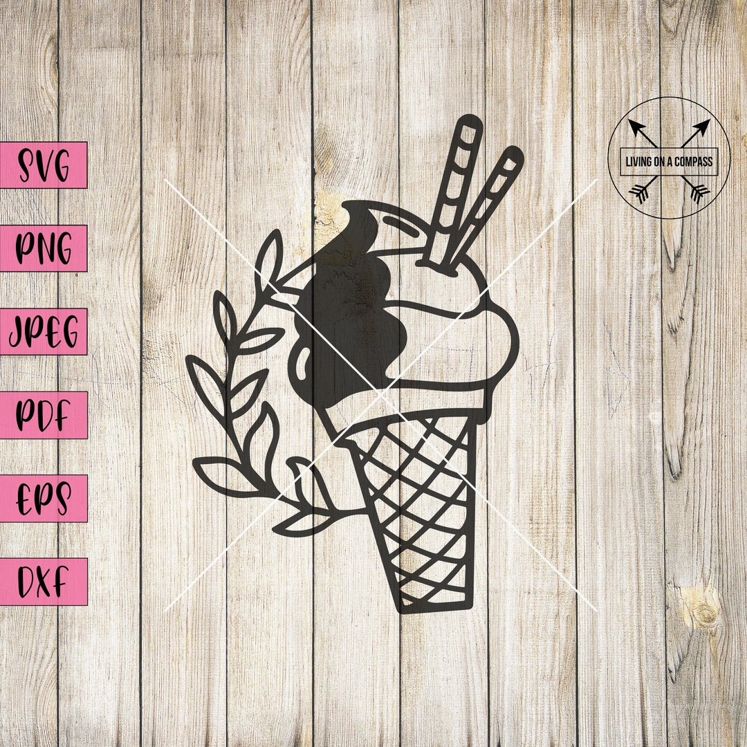 Helado svg, cono de helado svg, clipart de helado, cono de helado ...