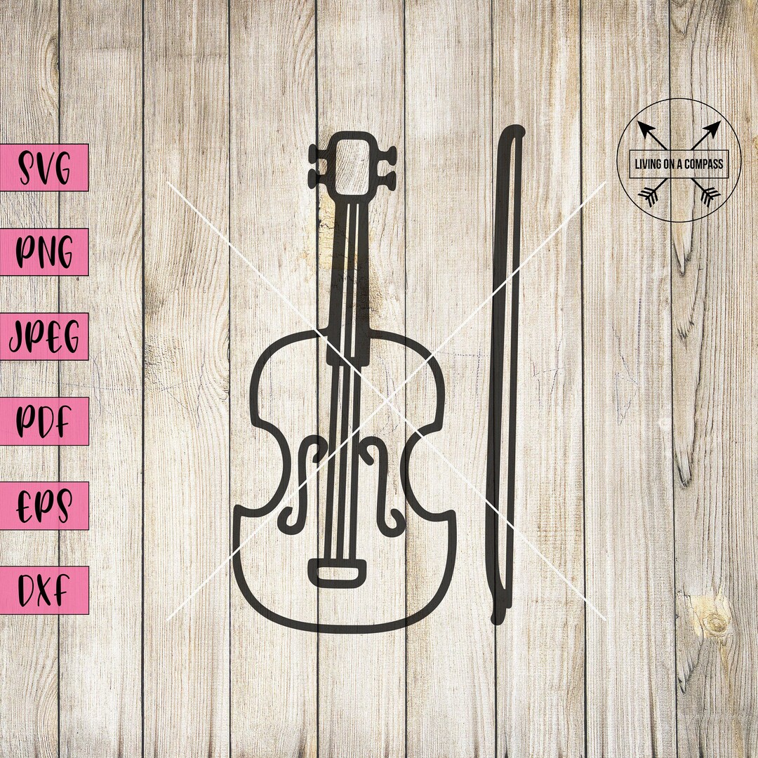 Violin Svg, Violin Musical Instrument, Music Patches, Music Room Sign ...