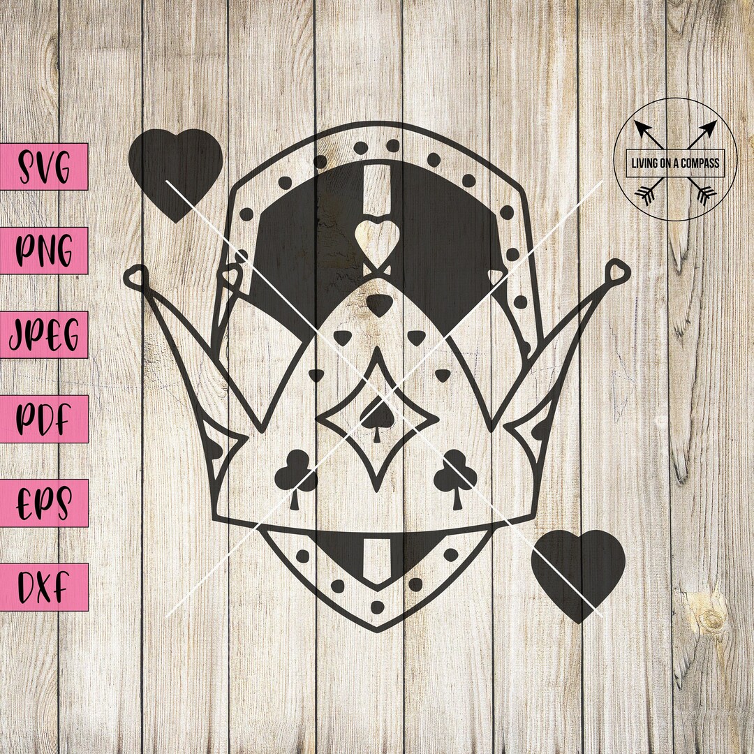 Crown Svg, King Queen Svg, Crown Clipart, Crown Wall Art, Hearts Svg ...