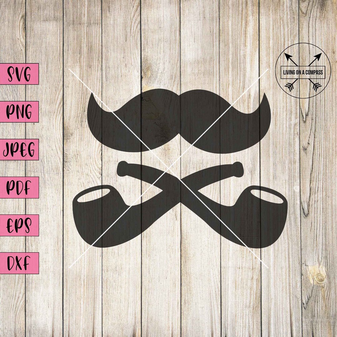 Mustache and Pipe, Pipe Smoking, Smoking Pipes, Pub Decor, Pub Sign ...