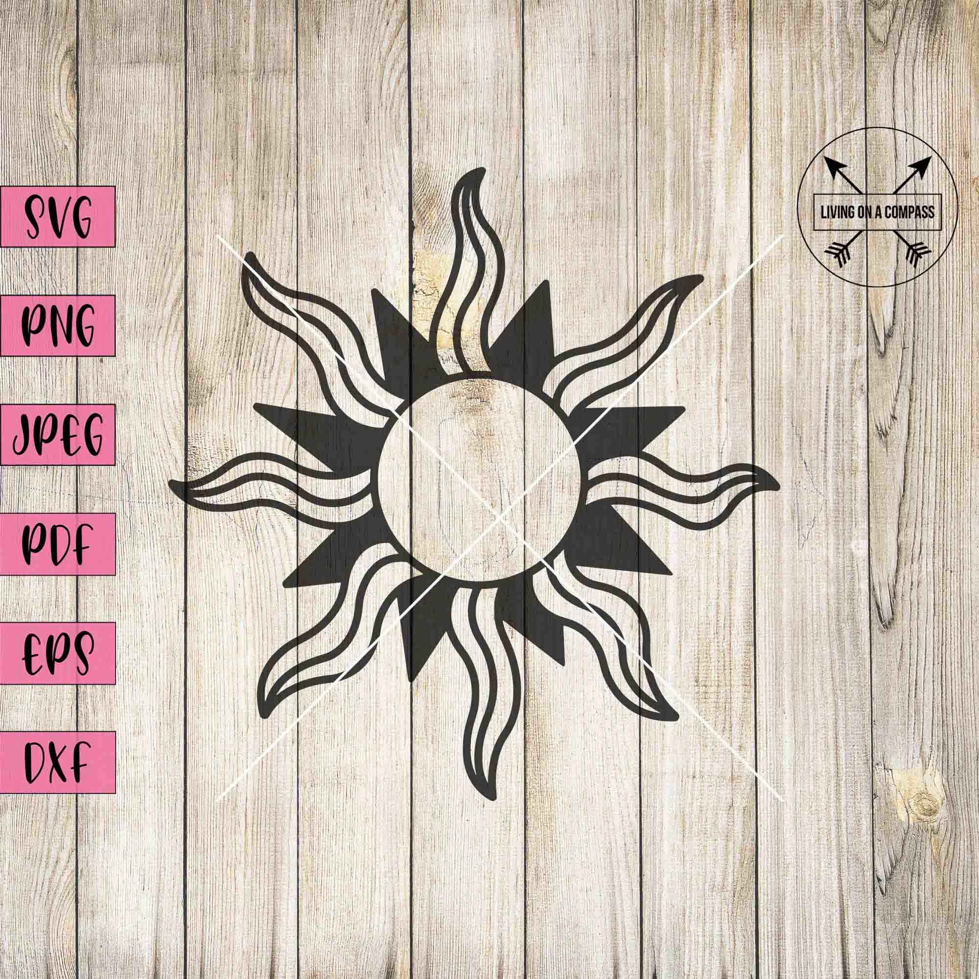 Sun Svg Sun Clipart Summer Svg Hello Summer Sun Clip Art - Etsy