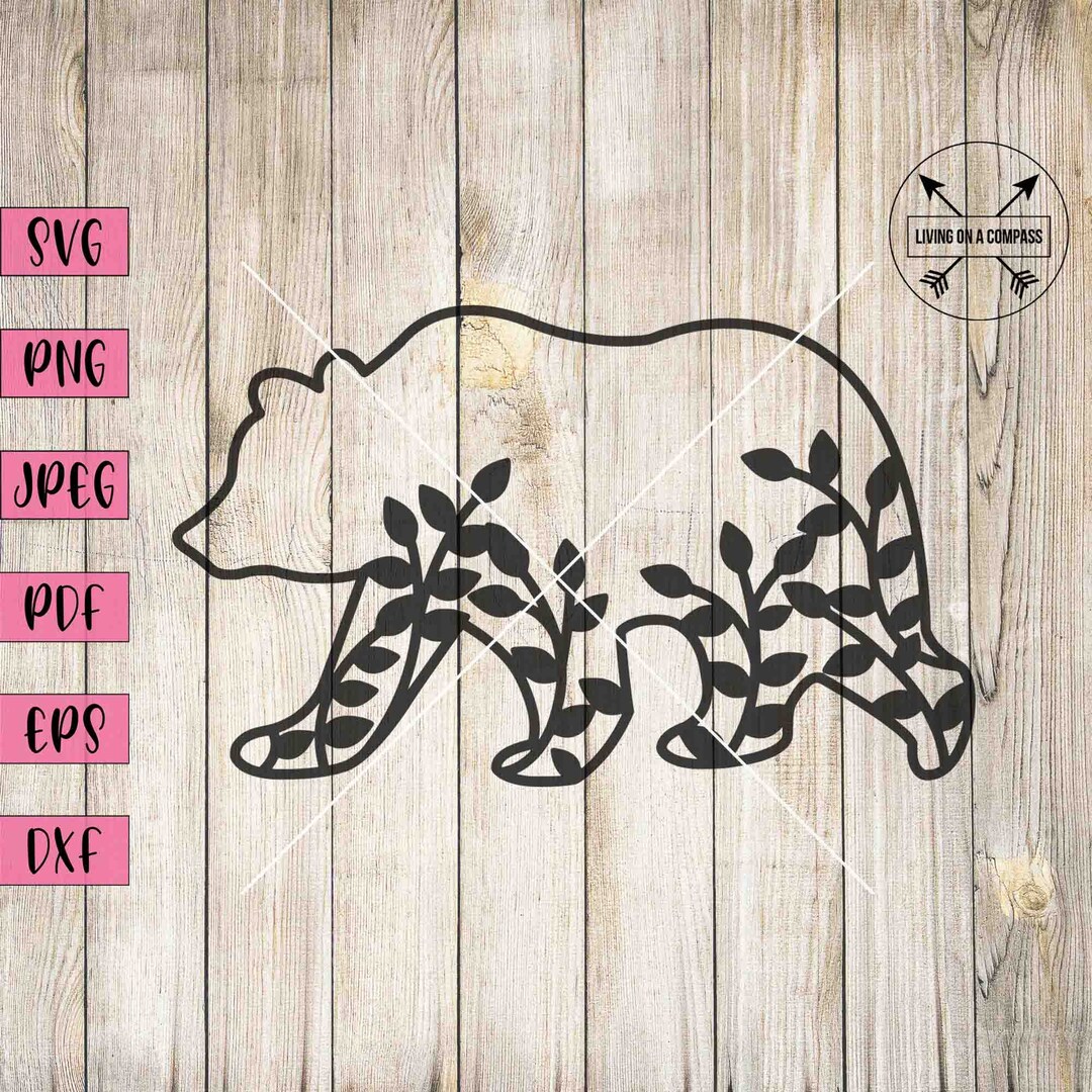 Oso svg, oso png, silueta de oso, arte de línea de oso, imágenes ...