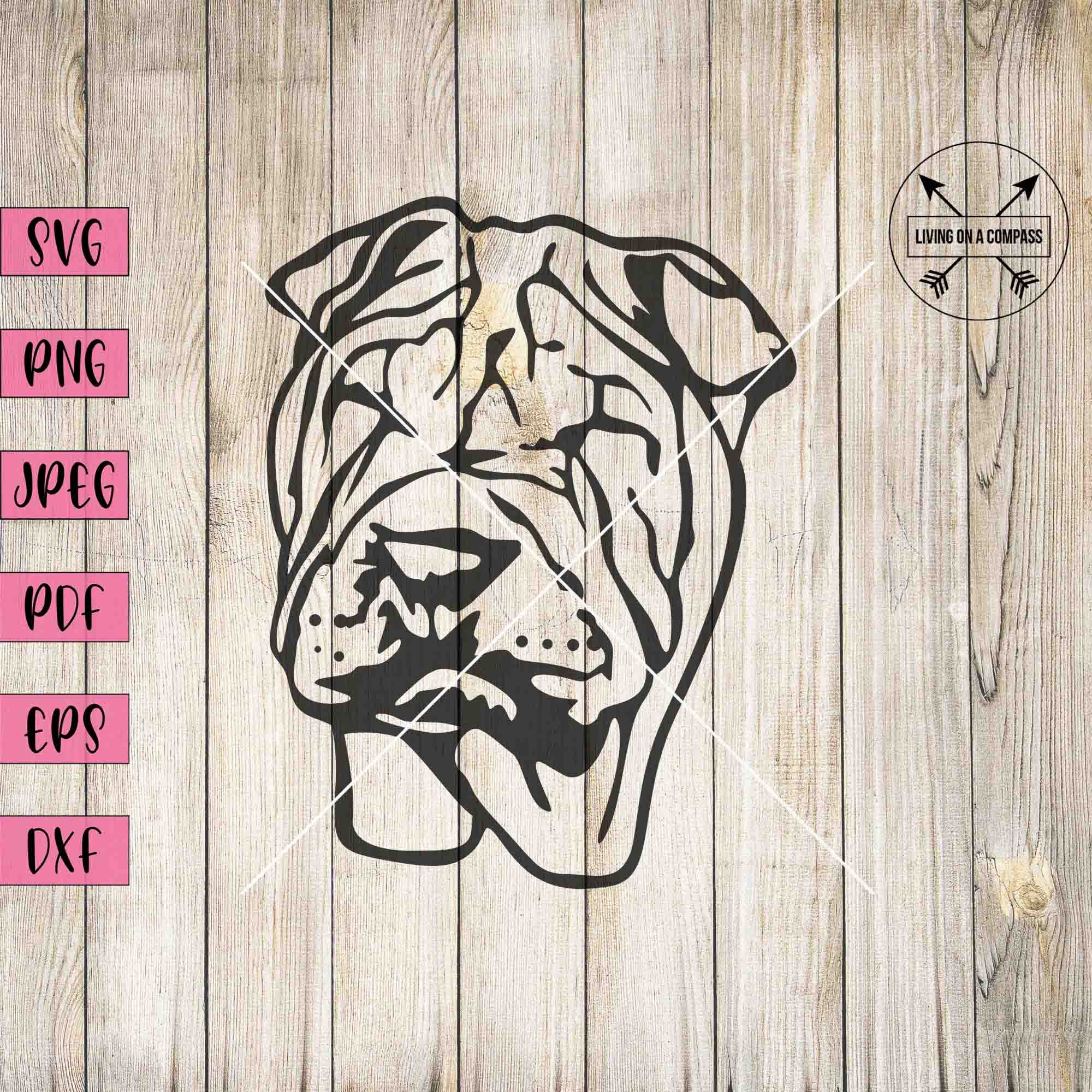 Chinese Shar-pei Shar Pei Svg Shar Pei Stickers Dog Svg - Etsy