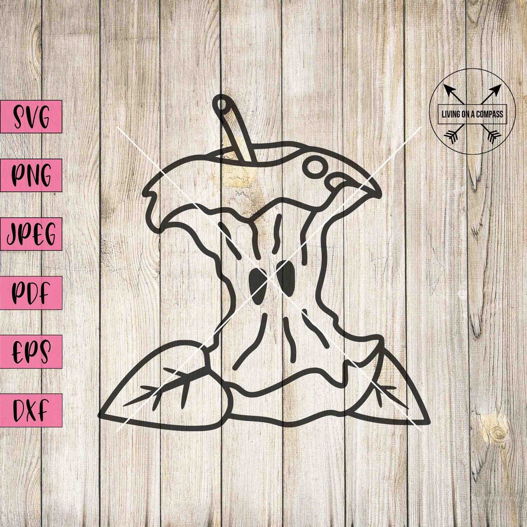 Bitten Apple Svg, Food Svg, Food Clipart, Food Clip Art, Food Decor ...