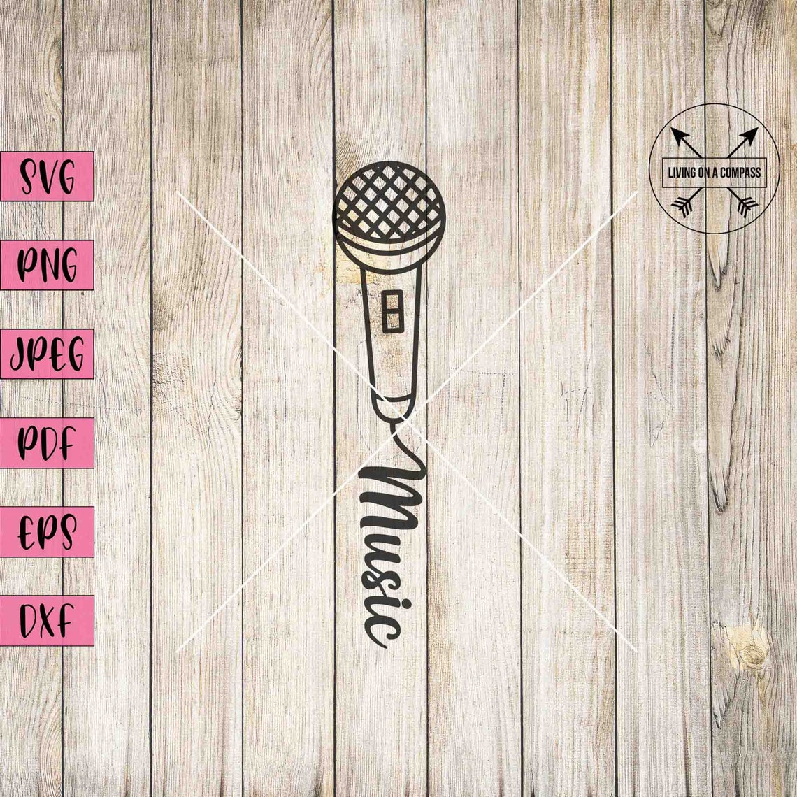 Microphone Svg, Singer Svg, Music Clipart, Music Svg, Sing Svg ...