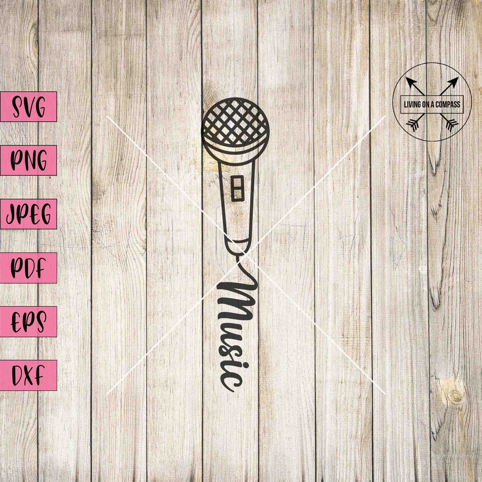 Microphone Svg, Singer Svg, Music Clipart, Music Svg, Sing Svg ...