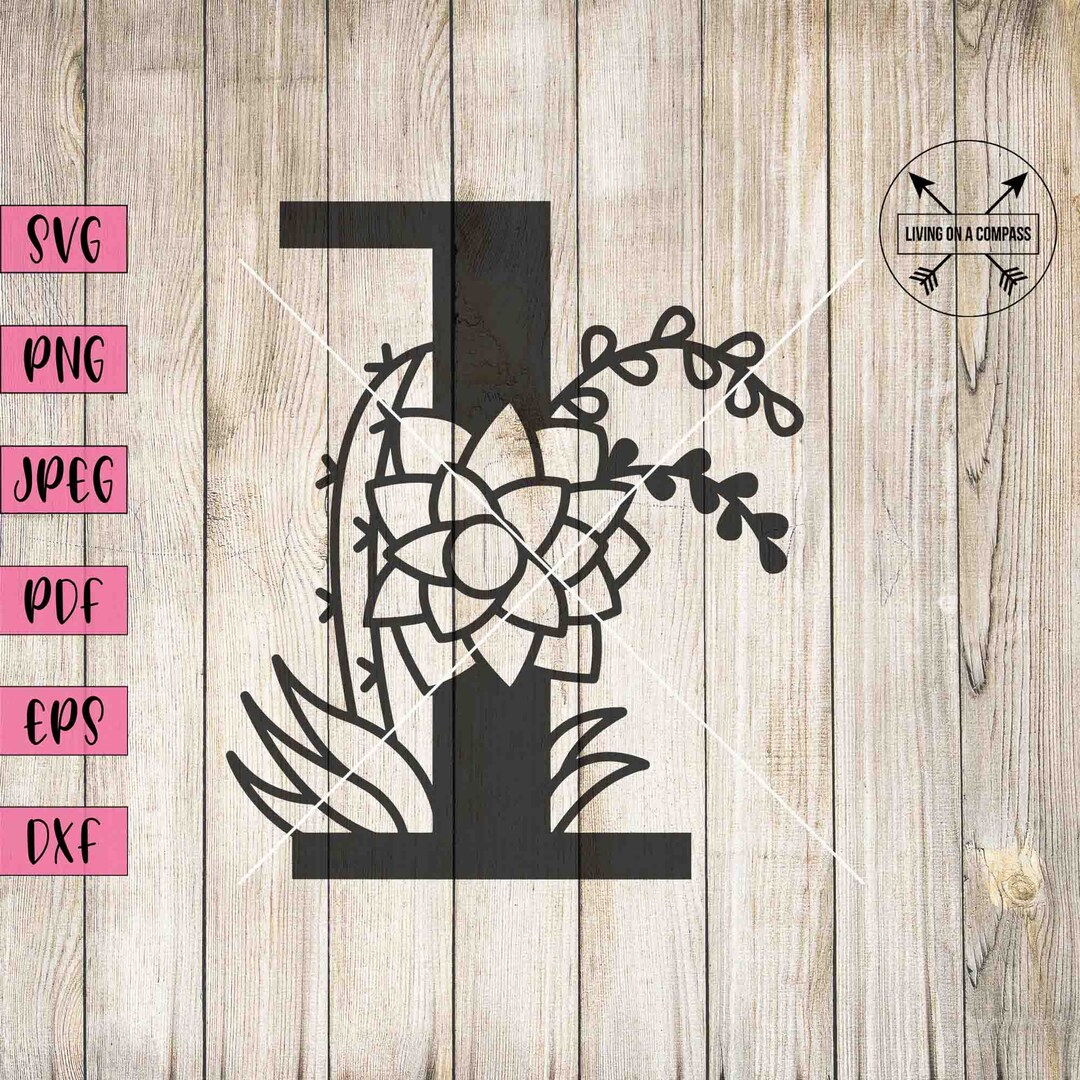 Cactus Number 1 Svg, Number 1, Number Clipart, Number Stickers, Number ...