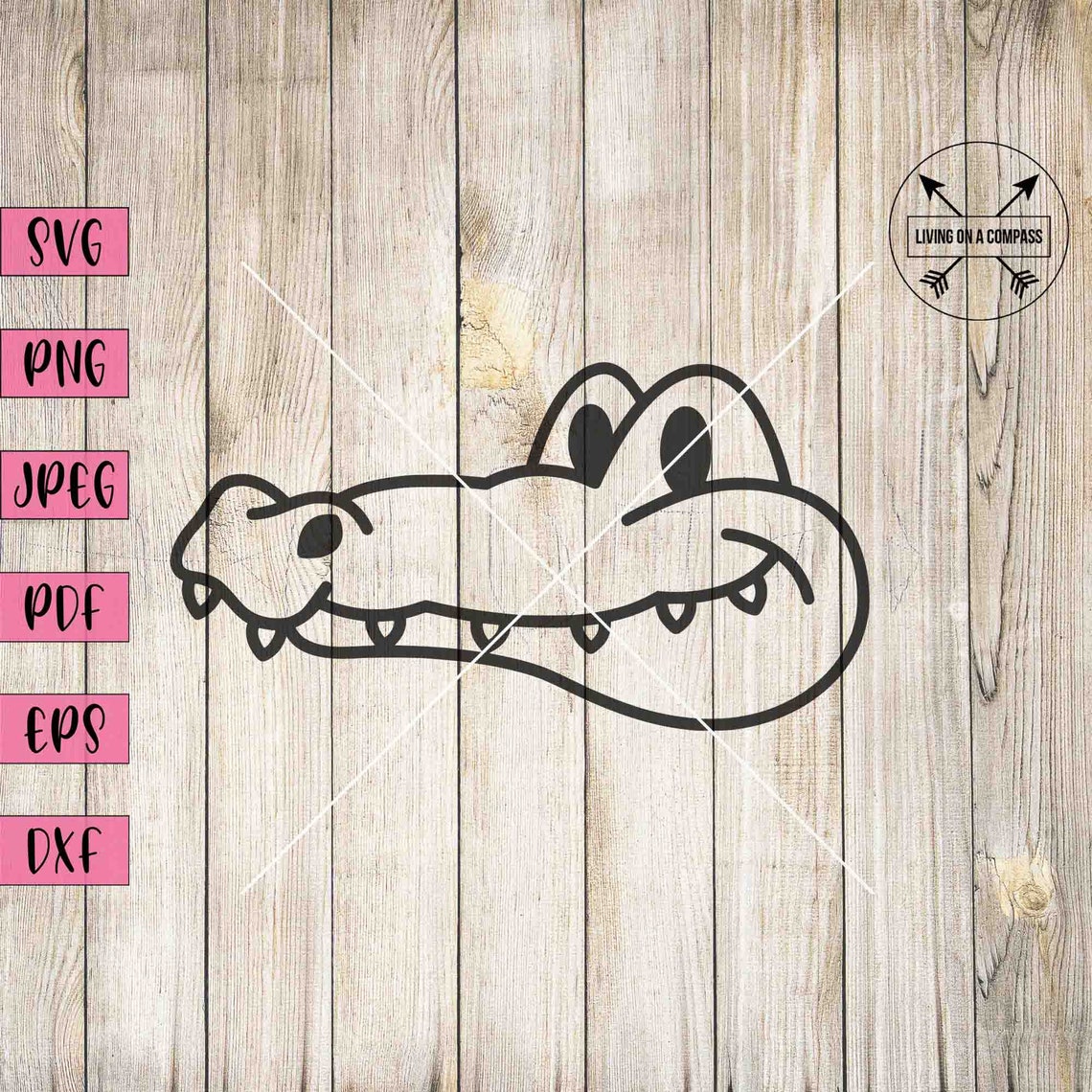 Alligator Svg, Alligator Png, Alligator Clip Art, Crocodile Svg ...