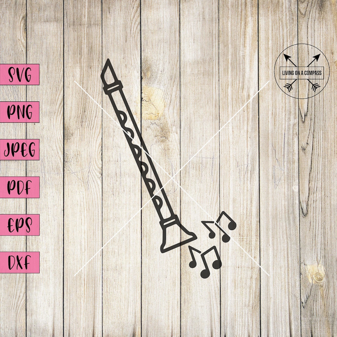 Flute Svg, Flute Musical Instrument, Musical Notes Wall Decor, Music ...