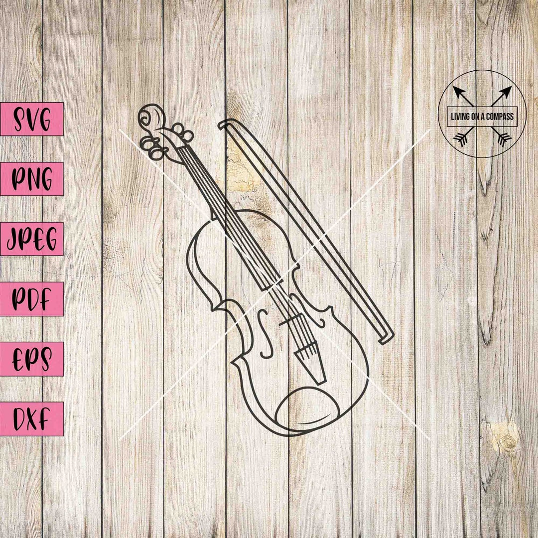 Violin Svg, Violin Musical Instrument, Music Patches, Music Room Sign ...