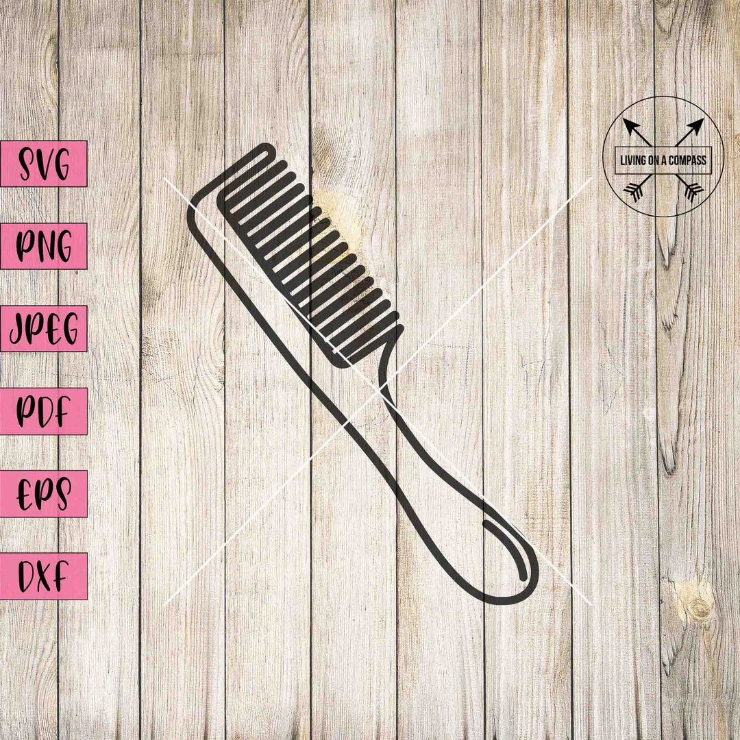 Comb Svg, Comb Png, Barbder Shop, Hair Salon Svg, Hairdresser Svg, Hair ...