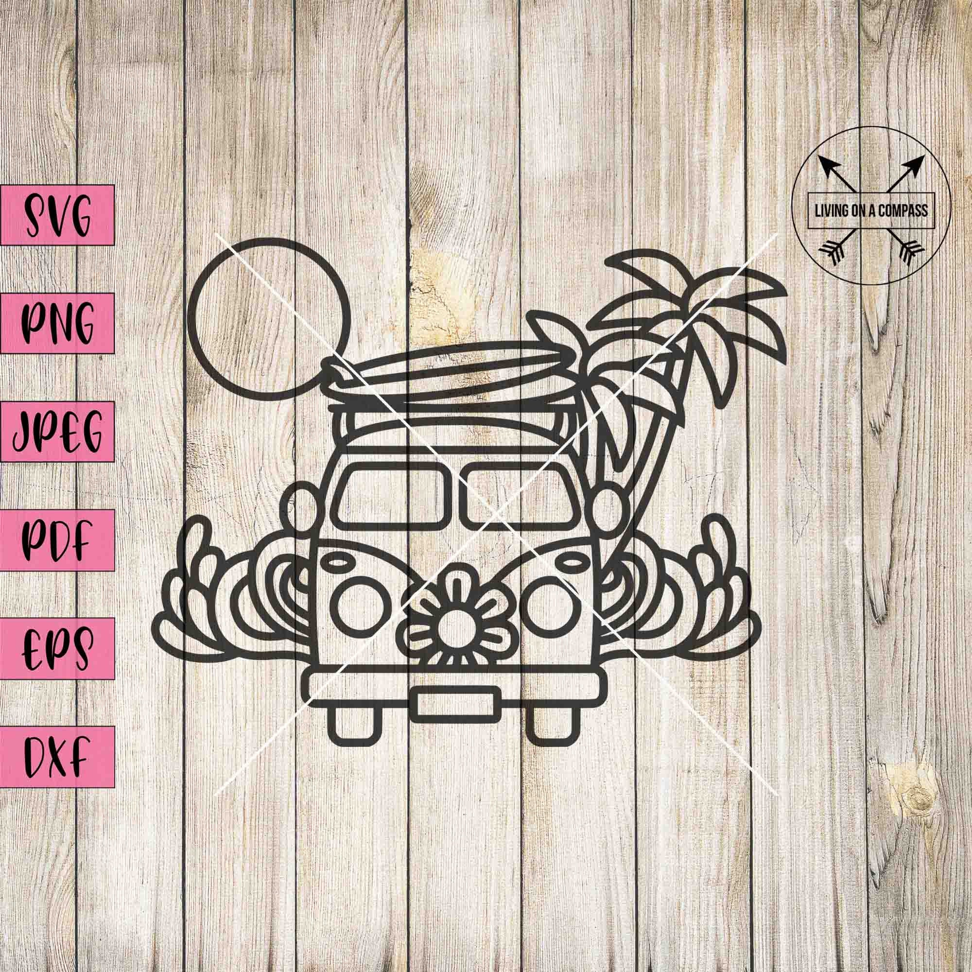 Van Svg Hippie Van Beach Sign Hippie Car Hippie Svg - Etsy