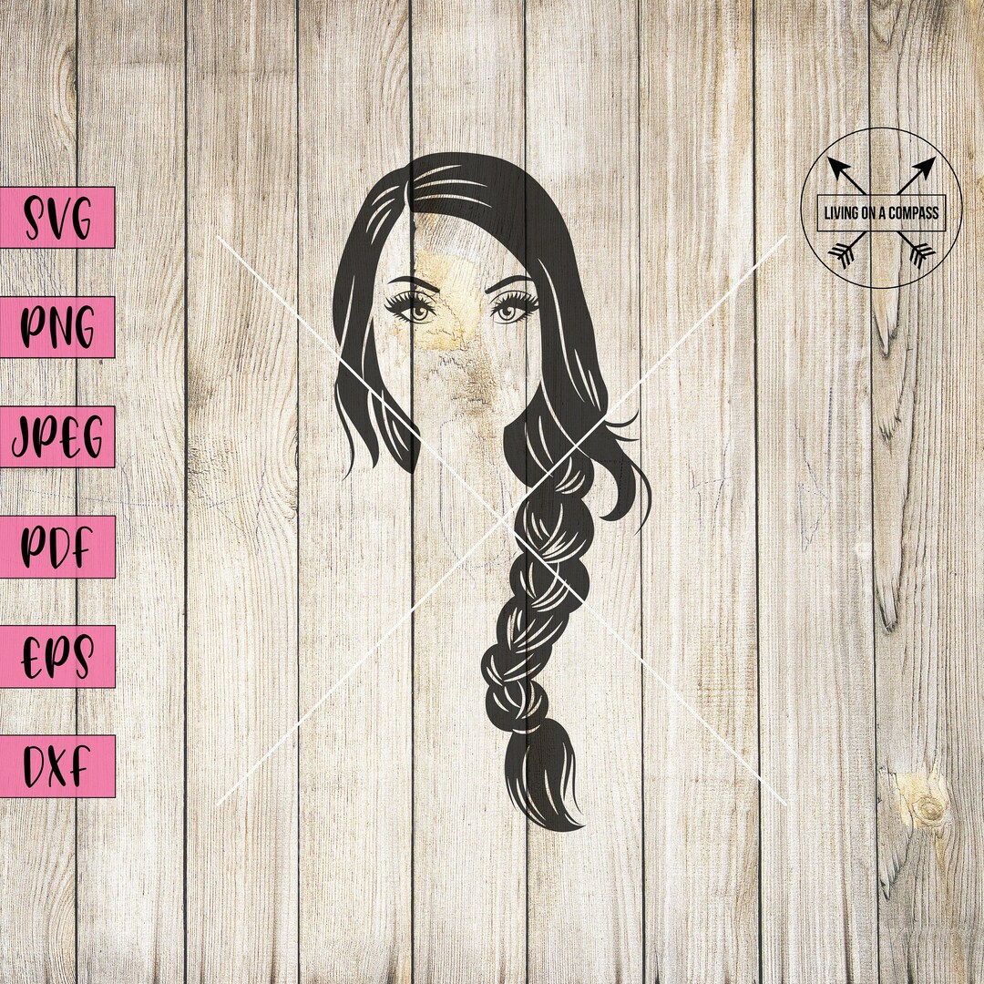 Hair Clipart Natural Hair Svg Ribbon Svg Hair Logo Hair - Etsy