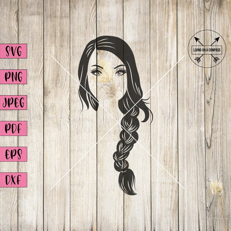 Hair Clipart Natural Hair Svg Ribbon Svg Hair Logo Hair - Etsy