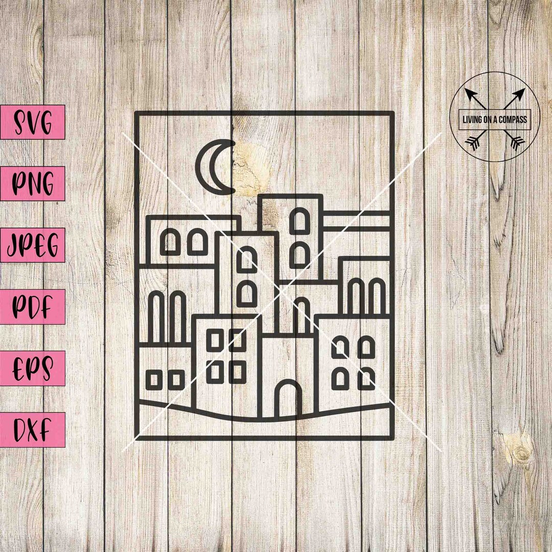 Greek Homes Svg, Building Png, Building Clipart, Greece Cut File ...