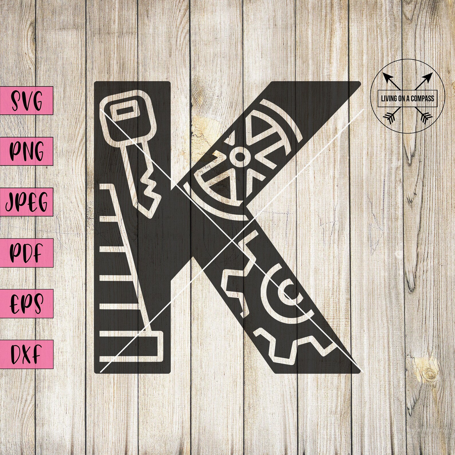 Mechanical Letter K Svg Car Svg Mdf Letters Dxf Letters - Etsy