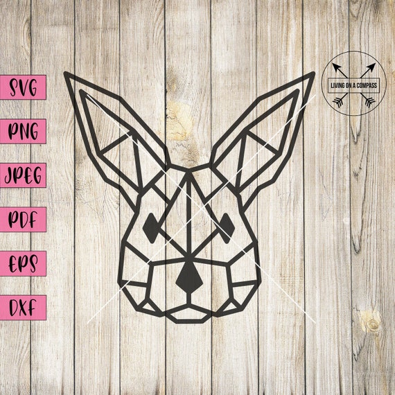 Geometric Rabbit Rabbit Svg Rabbit Clipart Rabbit Decal - Etsy