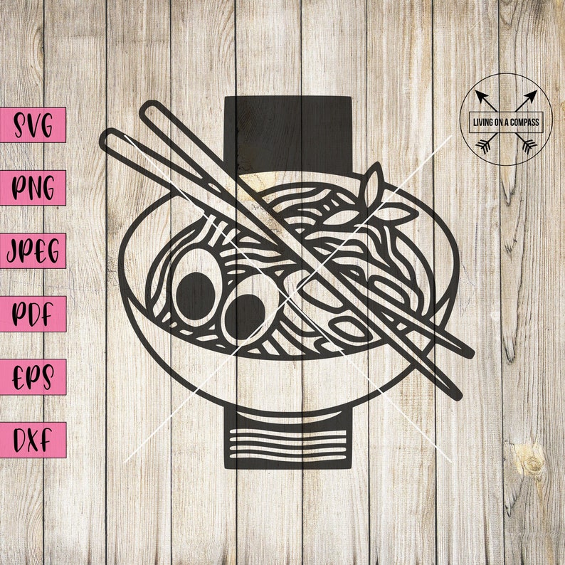 Ramen Bowl Svg Ramen Clipart Egg Svg Ramen Poster Food - Etsy