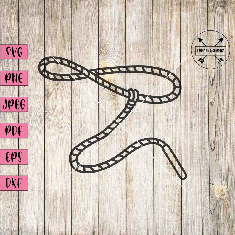 Lasso Svg, Rope Lasso, Lasso Clipart, Western Cowboy Lasso, Cowboy Svg ...