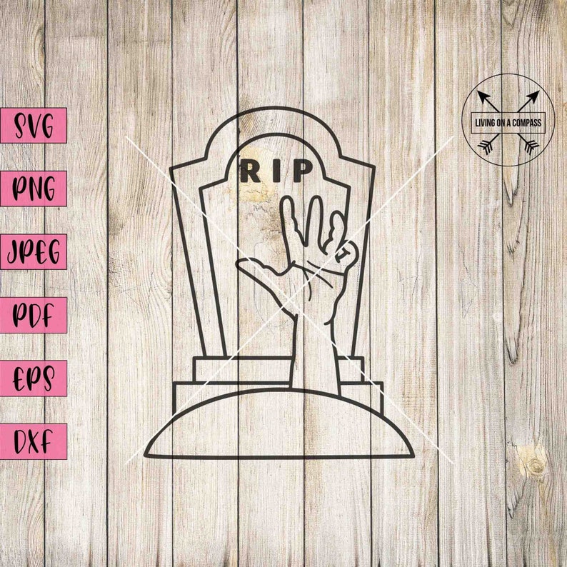 Tombstone Svg Halloween Tombstone Svg Zombie Design Zombie - Etsy