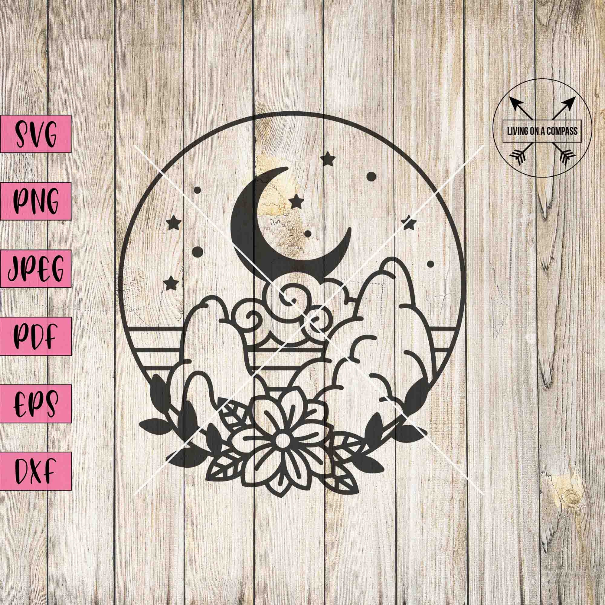Mountains Svg Island Svg Island Clipart Sun Svg Mountains - Etsy