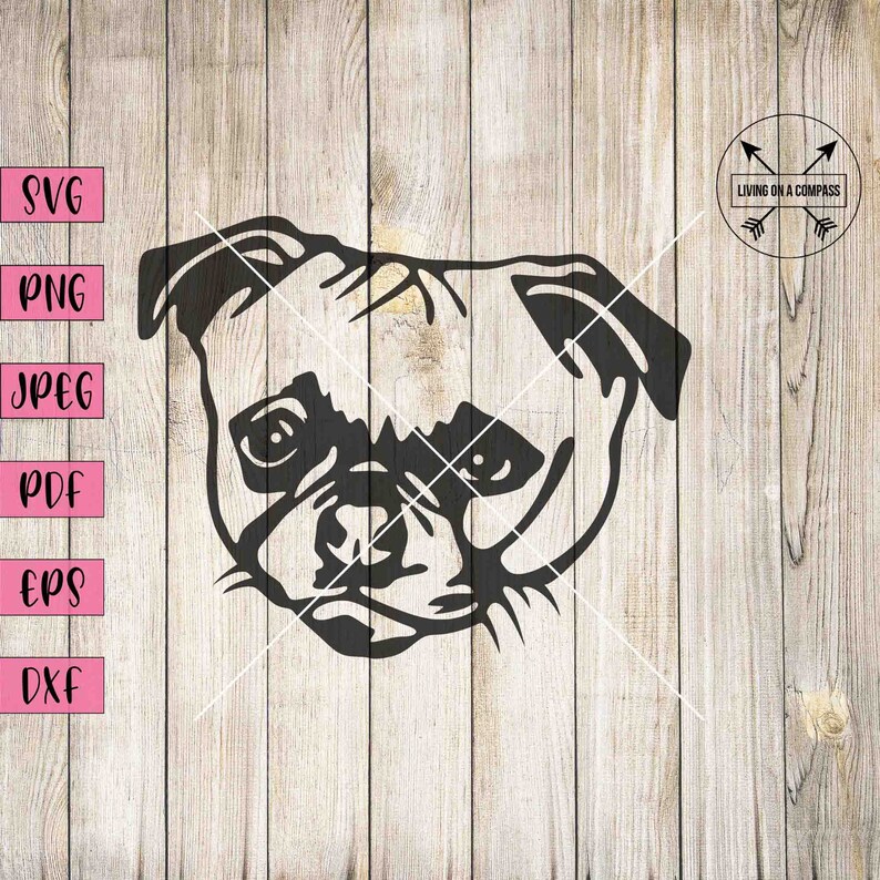 Chug Svg Chug Dog Dog Svg Dog Png Dog Clipart Dog Face - Etsy